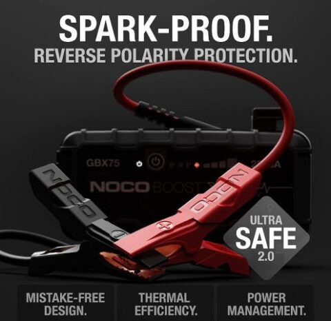 Noco 2500 Amp UltraSafe Lithium Jump Starter • GBX75 - RV PARTS DEPOT