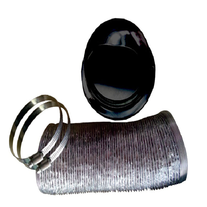 Pinnacle | Outside Vent Kit | 18-1065 | with Damper | Black - RV PARTS ...